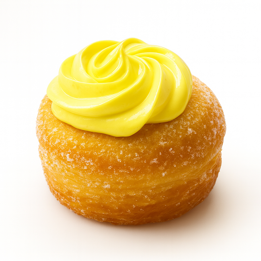 Cronut citron – Pâtisserie croissant-donut acidulée - lacornetteria